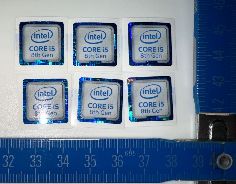 INTEL CORE i5 8th AUFKLEBER ¦ STICKER | Kaufen auf Ricardo