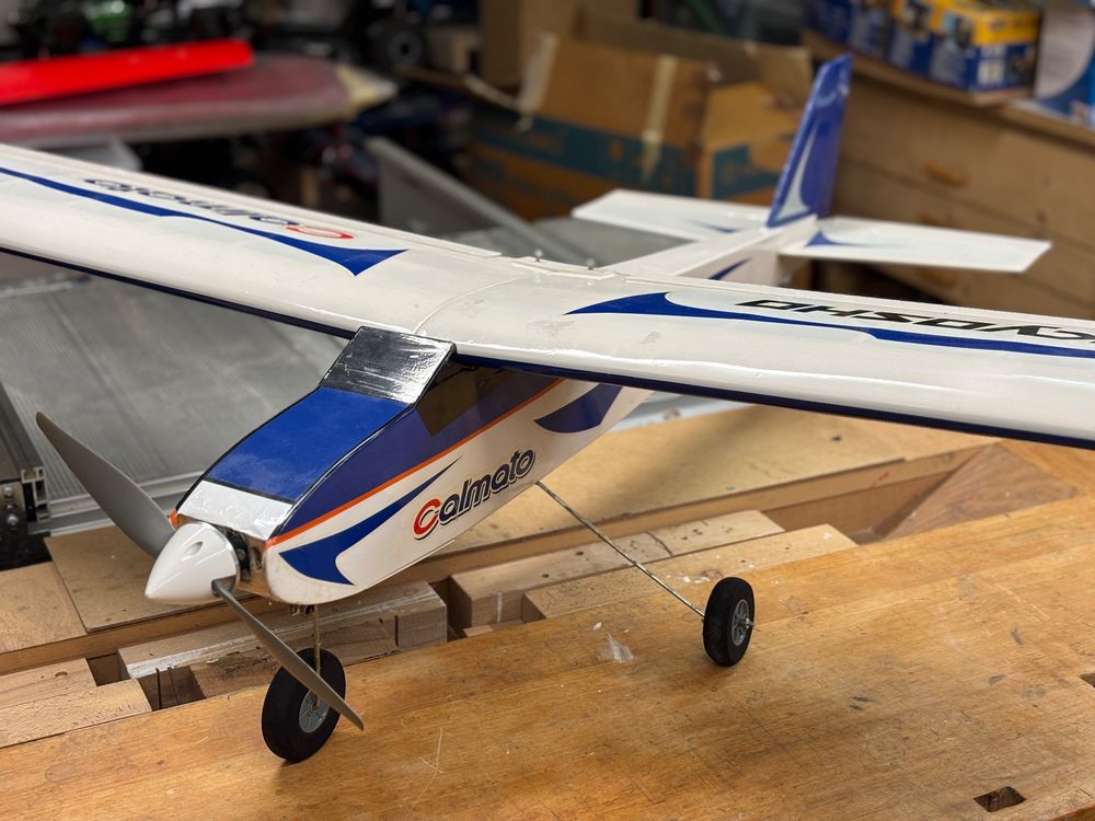 RC Elektro-Flugzeug Kyosho Calmato, Querruder-Trainer (Defekt) in ...