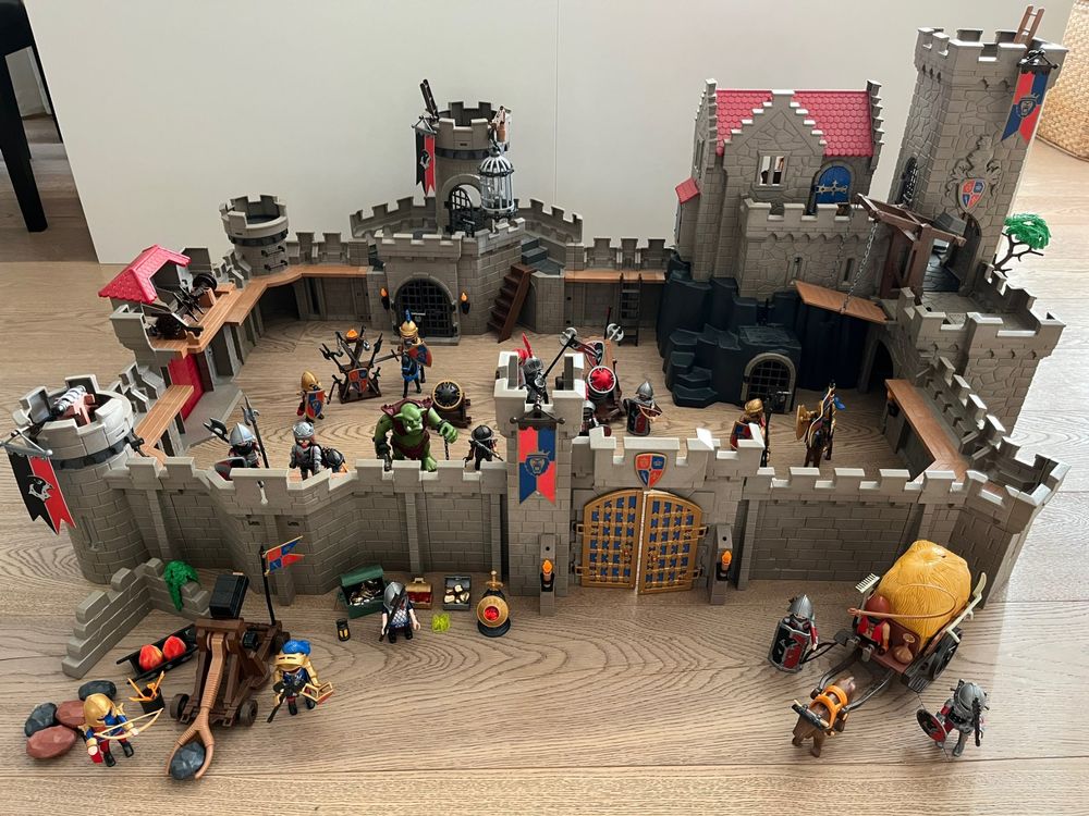 PLAYMOBIL 6000 Löwenritterburg, 6001 Falkenritterburg & 6372 | Kaufen ...