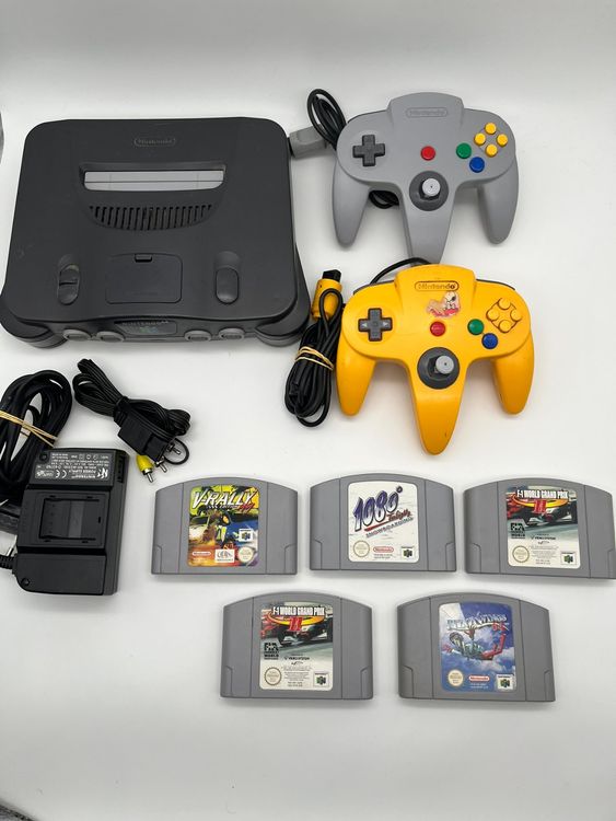 Nintendo 64 N64 + 5 Spiele 1080 Pilot Wings Konsole Retro | Kaufen auf ...