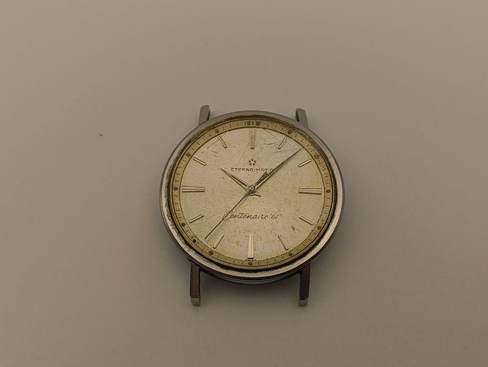 Vintage Eterna-Matic Centenaire "61" defekt Cal. 1428U (Defekt) in Suhr ...