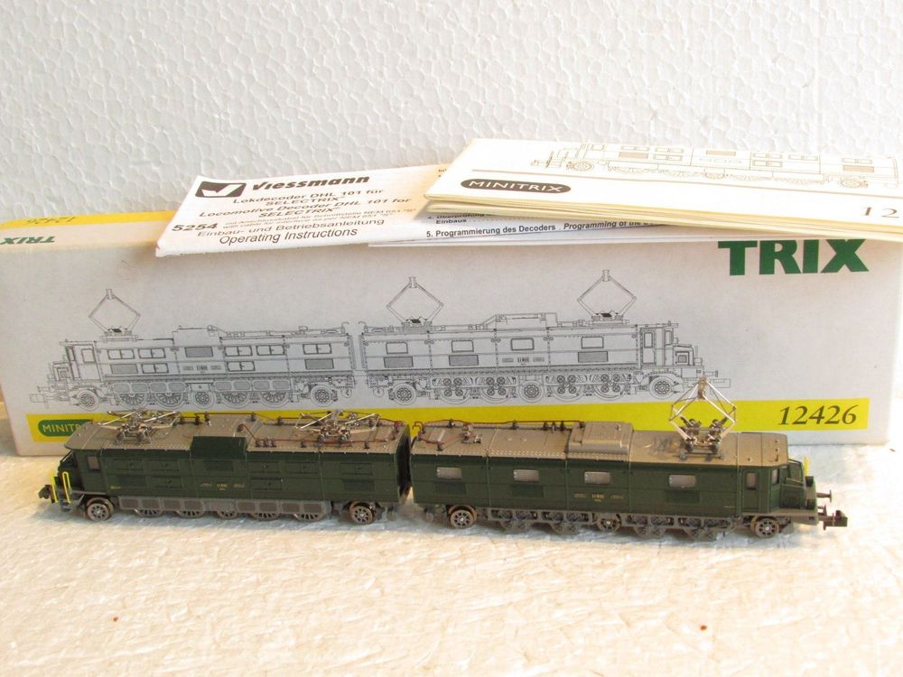 Minitrix 12426 Ae6/14, SBB, Grün,Digital (Neu (gemäss Beschreibung)) in ...