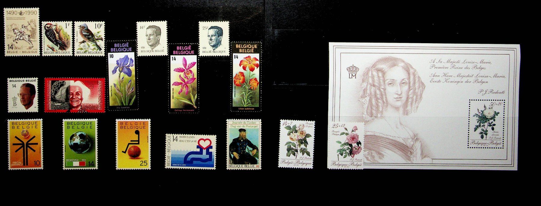 EUROPE BELGIQUE BEAUX TIMBRES NEUFS** 1990. COTE 26.40 /JA47 (Neuf ...