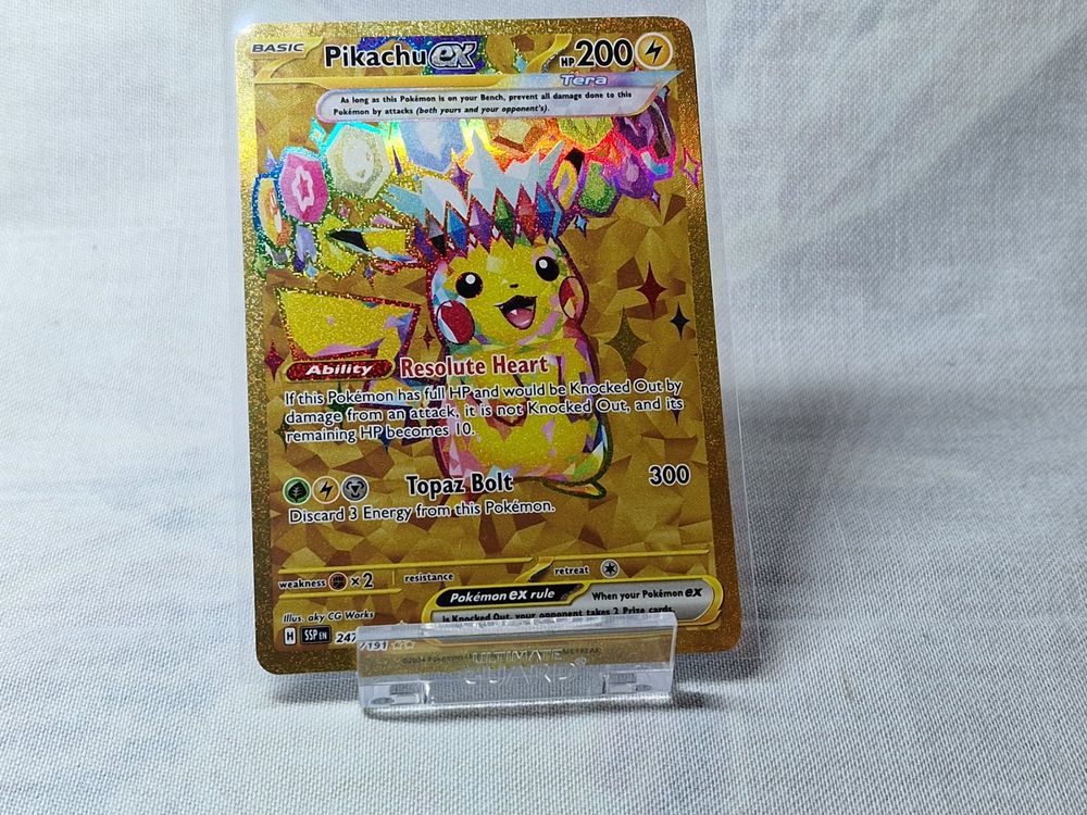 Pikachu ex SSP EN 247/191 - Surging Sparks (Neu (gemäss Beschreibung ...