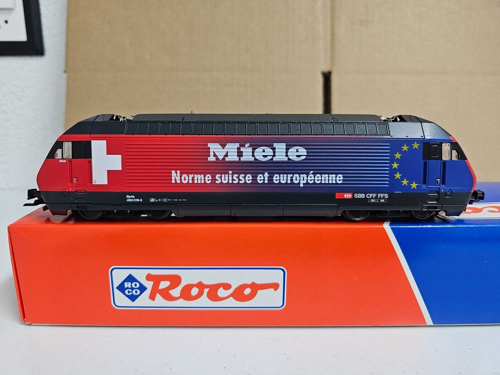 ROCO 43751 lok Re 460 CFF MIELE dès1.-fr (Neu (gemäss Beschreibung)) in ...