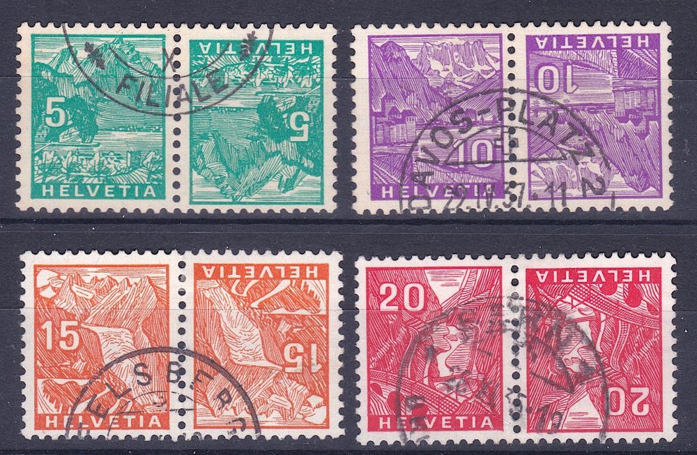 Kehrdrucke K28-31, gestempelt. | Kaufen auf Ricardo