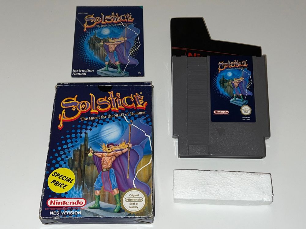 NES Spiel - Solstice (OVP) [PAL A/UKV-Version] | Kaufen auf Ricardo