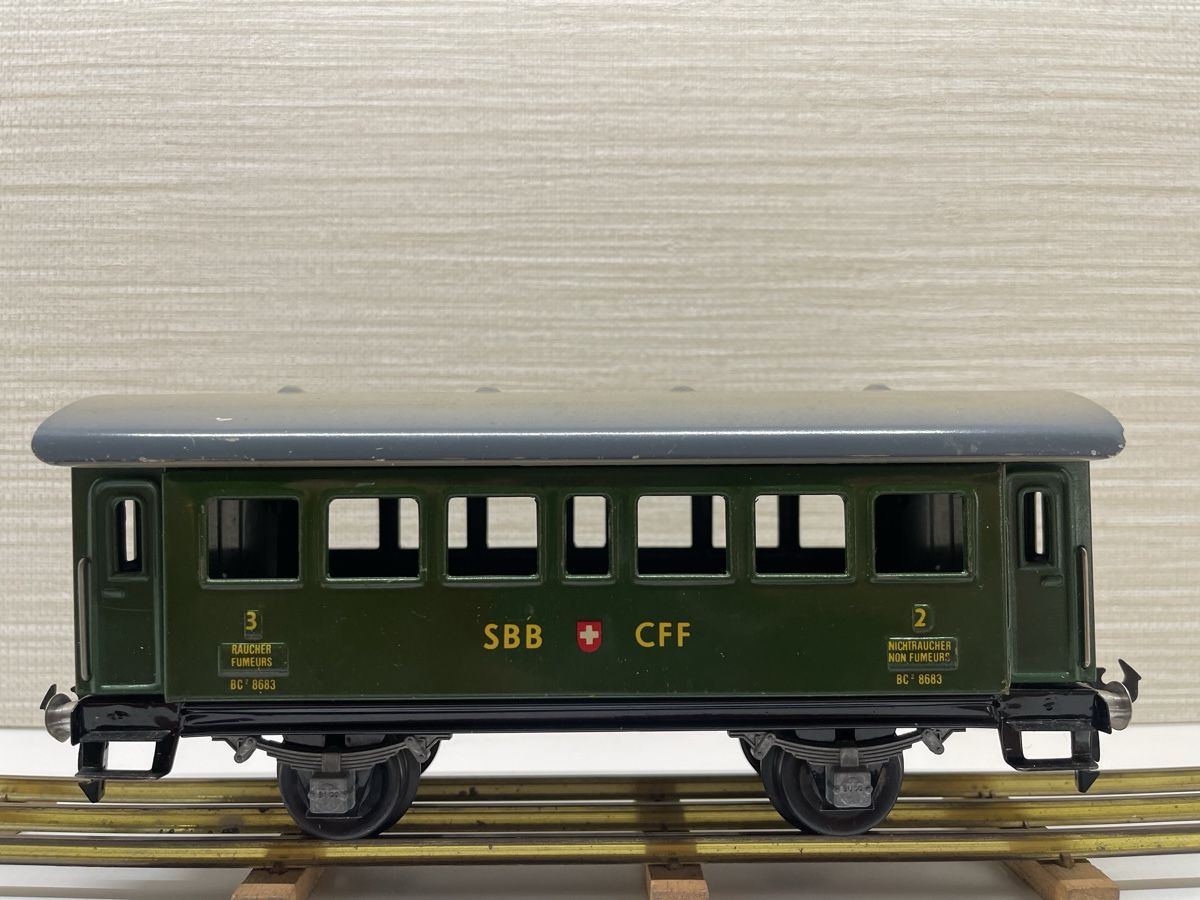 BUCO spur 0 SBB CFF Personenwagen, Top Zustand, Grün! (Gebraucht) in ...