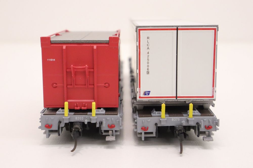 Bemo 2291 169 + 123 ACTS Tragwagen H0m, Kadee Kupplungen (Gebraucht) in ...