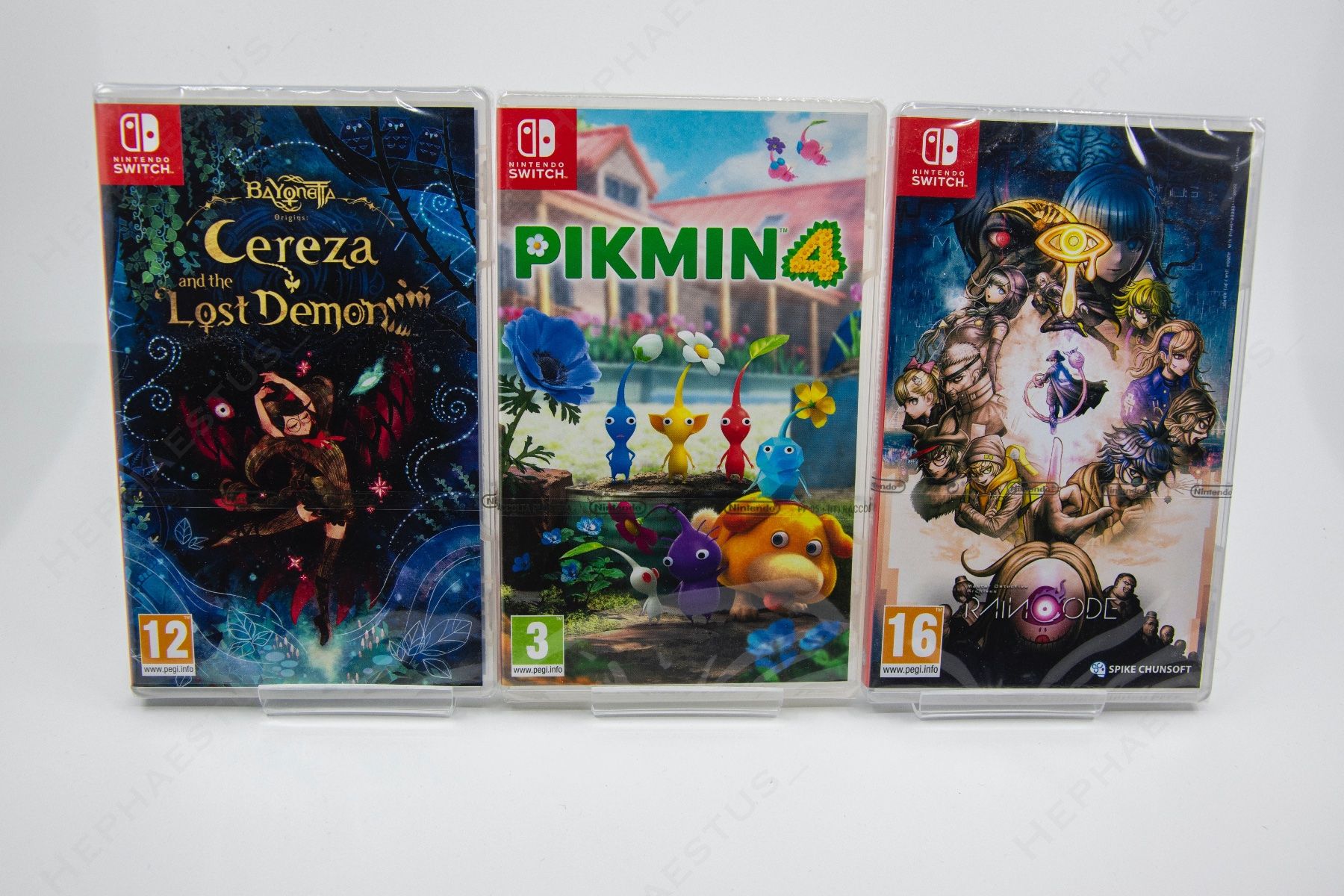 3er NSW Bundle: Pikmin 4 & Bayonetta Origins + Rain Code NEU (Neu und ...