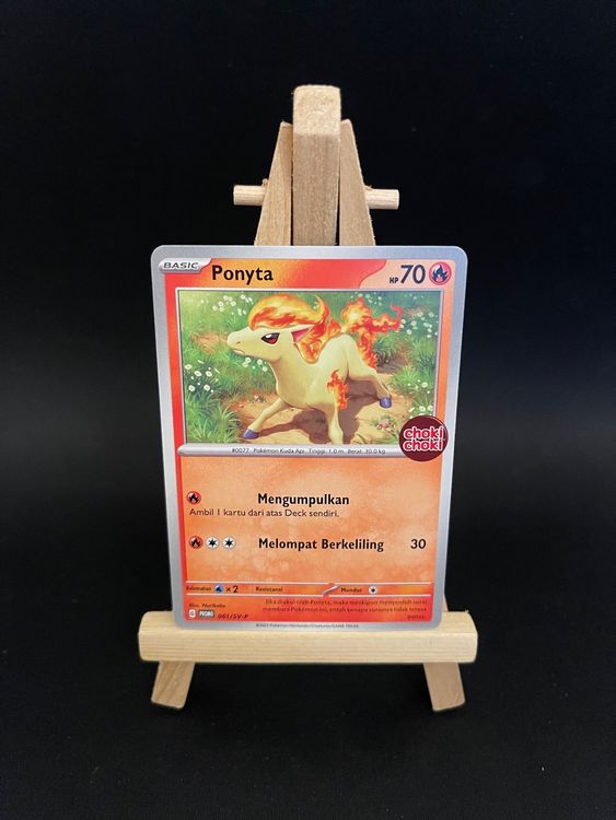Pokémon Choki Choki Ponyta Promo 061/SV-P Indonesia (Neu (gemäss Beschreibung)) in Binningen für ...