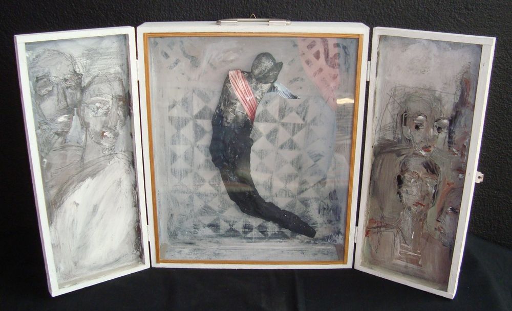 Triptychon von Elionora Amstutz 1958 / Nidwaldner Künstlerin (Gebraucht) in Oberdorf NW für CHF ...