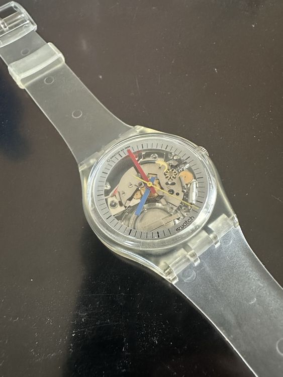 Rare Swatch jelly Watch Transparent Skeleton Unisex (Gebraucht) in ...