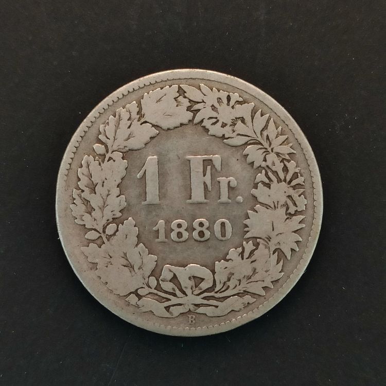 1 Franken Silbermünze 1880 | Kaufen auf Ricardo