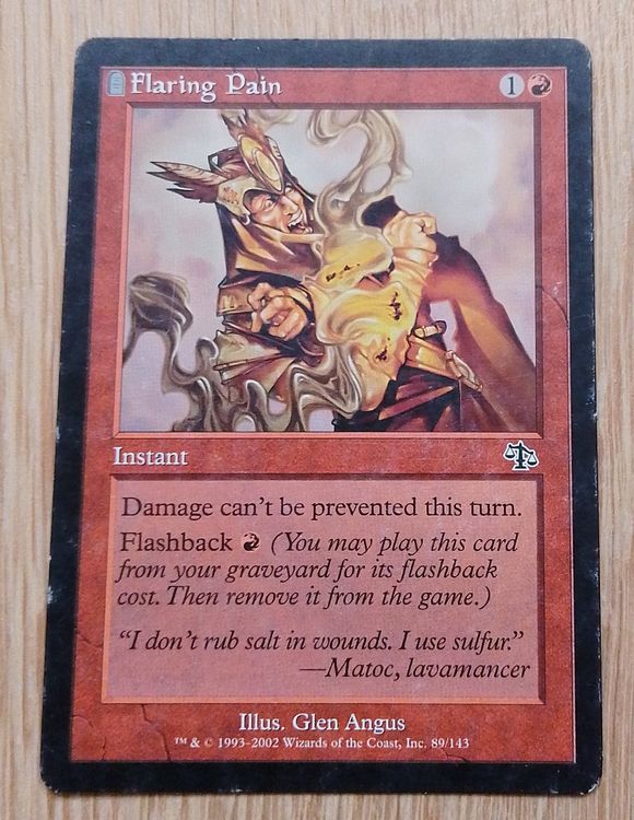 Magic the Gathering Karte Flaring Pain B1 | Kaufen auf Ricardo