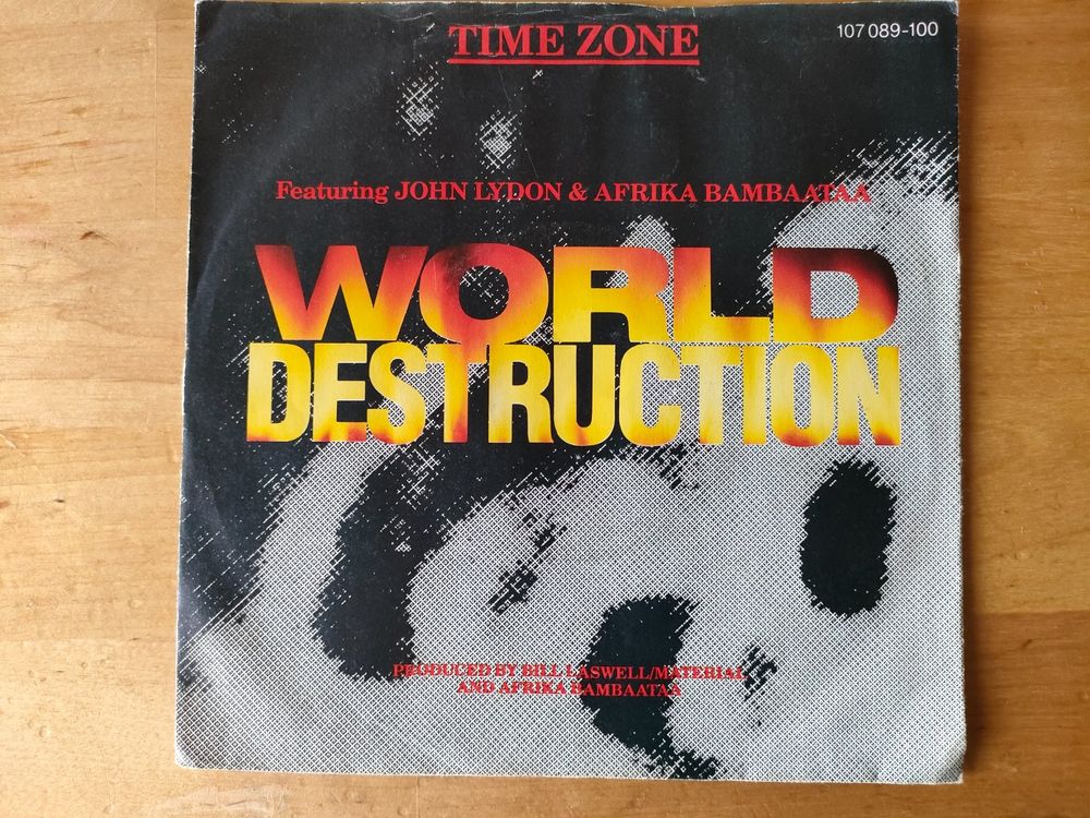 Time Zone - World Destruction - Single (Gebraucht) in Steinerberg für ...