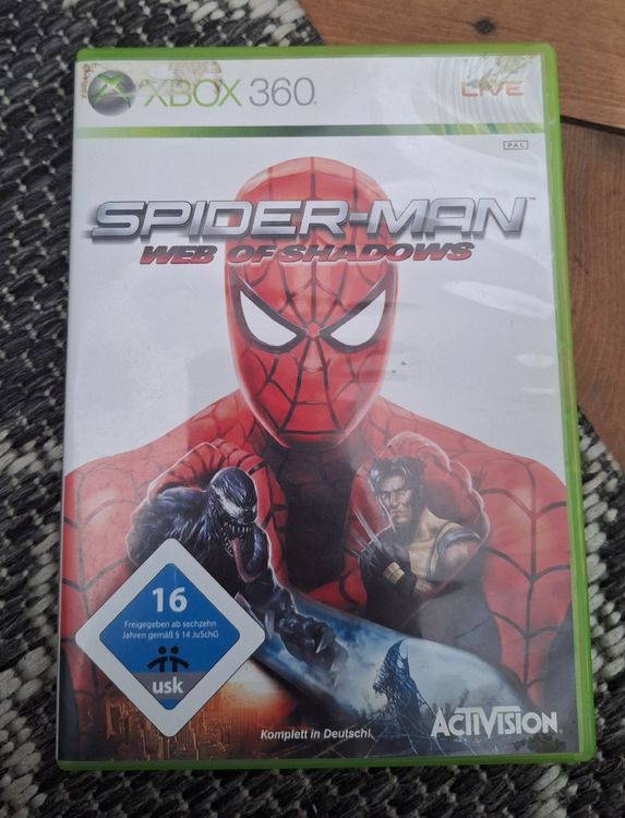 Spider Man Web of Shadows (Xbox 360) (Neu (gemäss Beschreibung)) in ...