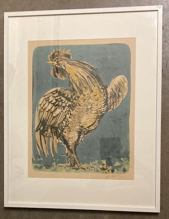 Lithografie handsigniert Hans Erni, der Gückel (ID 7187) (Gebraucht) in Gelterfingen für CHF 250 ...