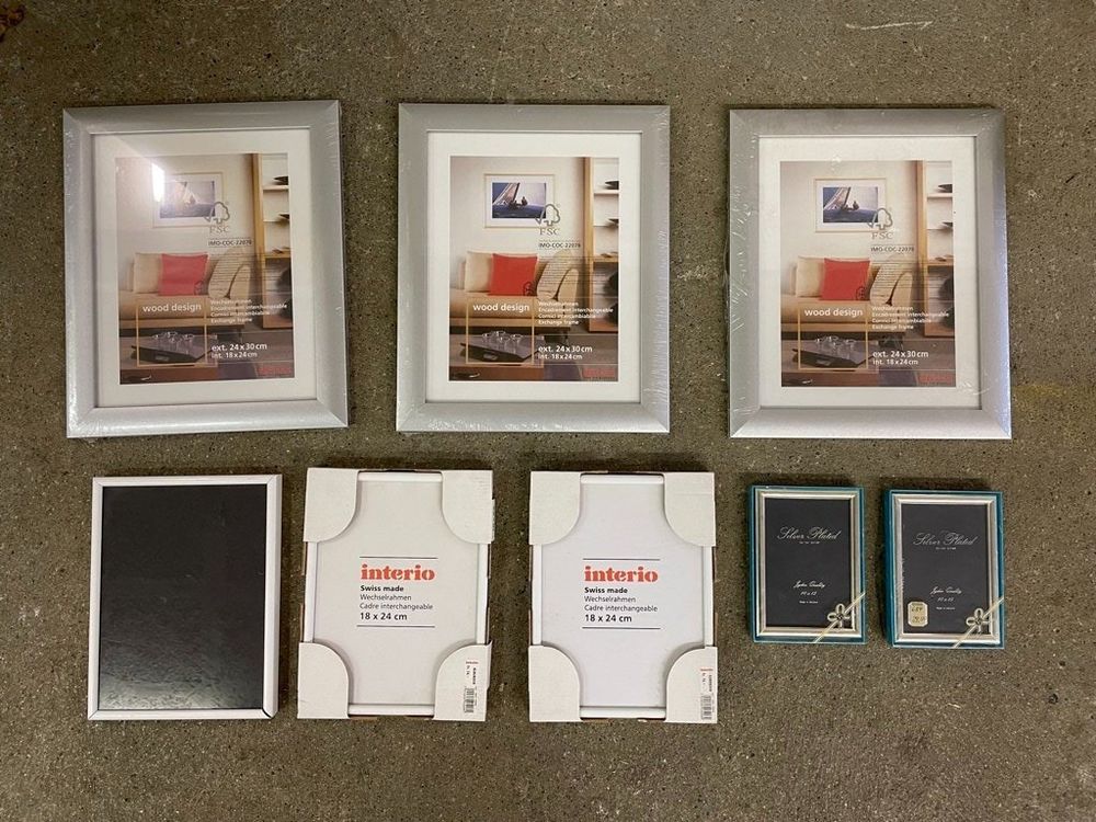 8 versch. Bilderrahmen (Gebraucht) in Neunkirch für CHF 25 – mit ...