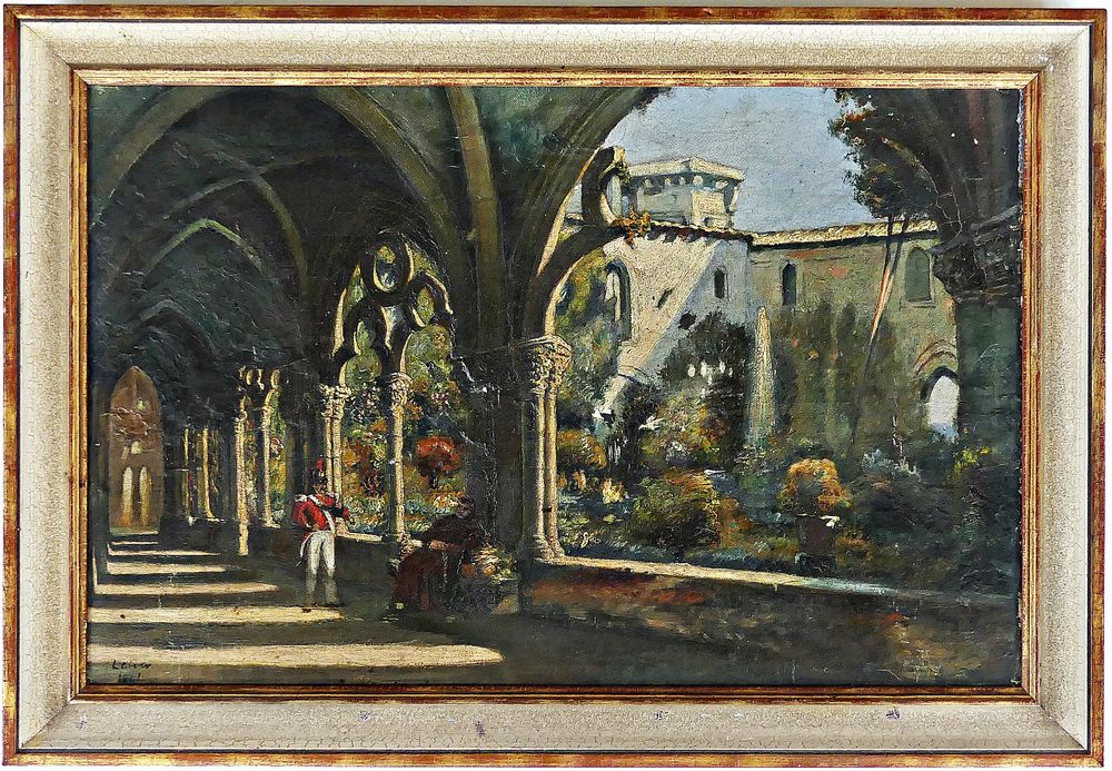 Antikes Ölgemälde von Louis Leuw (1828-1892) (Gebraucht) in ...