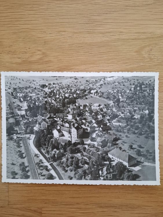 Alte Ansichtskarte, Bürglen TG, seltene Luftaufnahme! (Gebraucht) in Mels für CHF 2 – mit ...