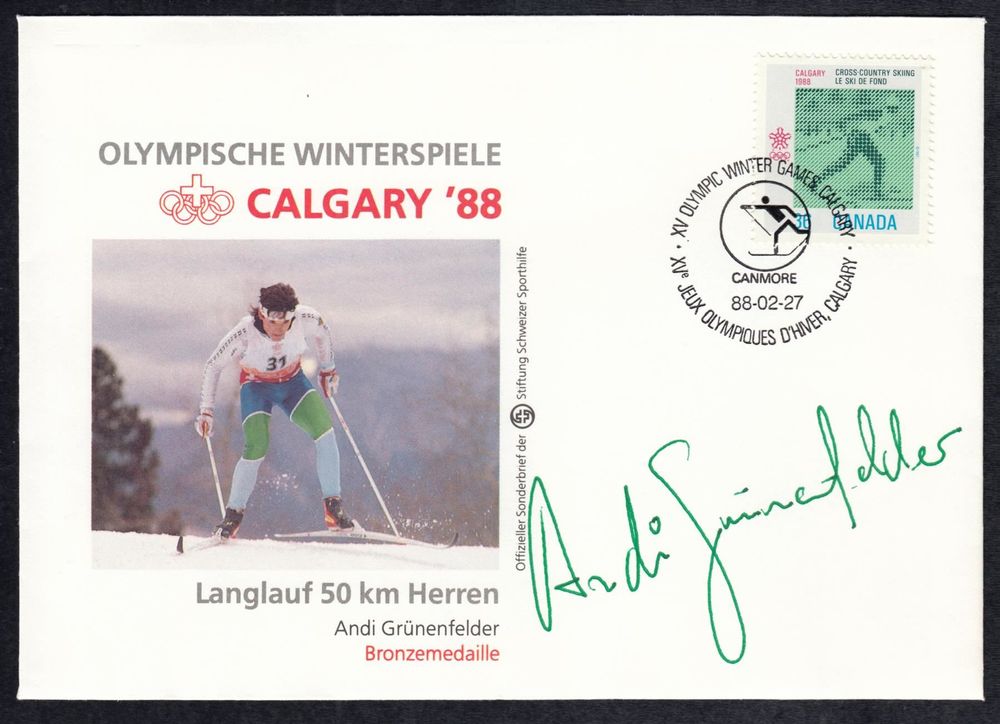 1988 Olyp. Winterspiele Langlauf 50km | Kaufen auf Ricardo