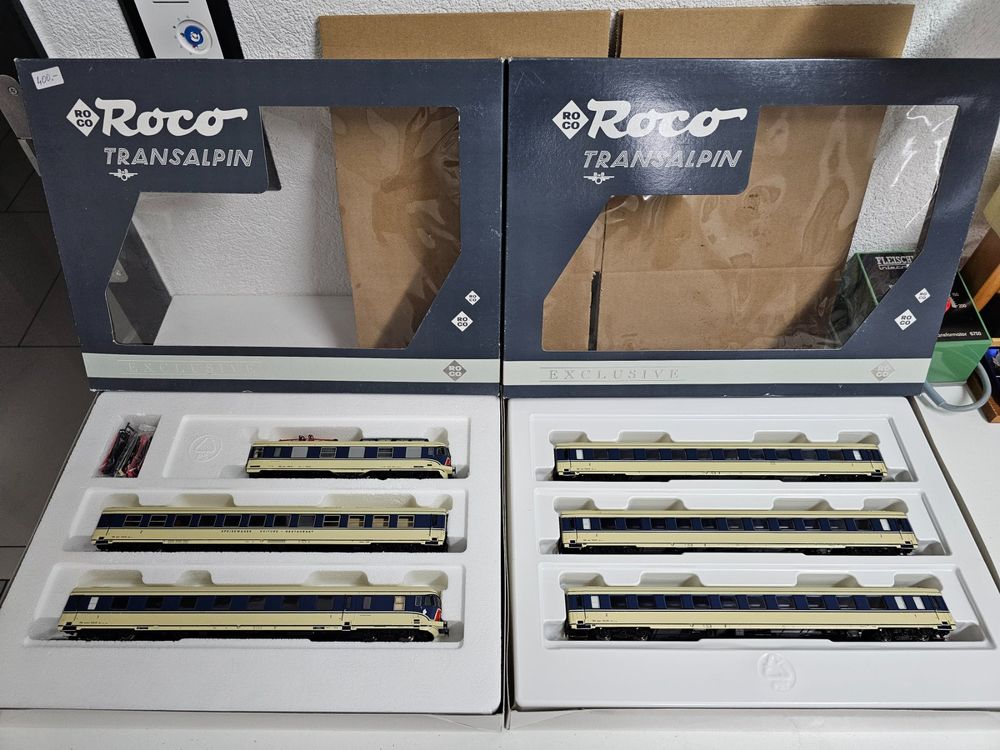 ROCO 43053+43895 Coffrets Transalpin 6 éléments dès 1.- fr | Kaufen auf ...