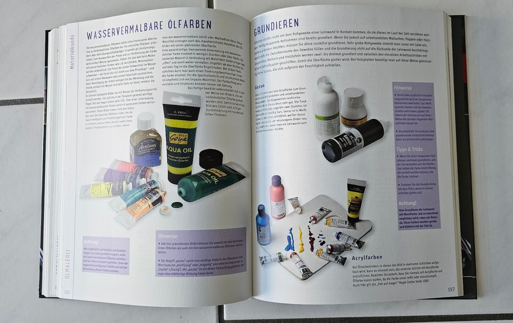 Die Grosse TOPP-Malschule, wichtigste Techniken,beste Motive (Neu ...