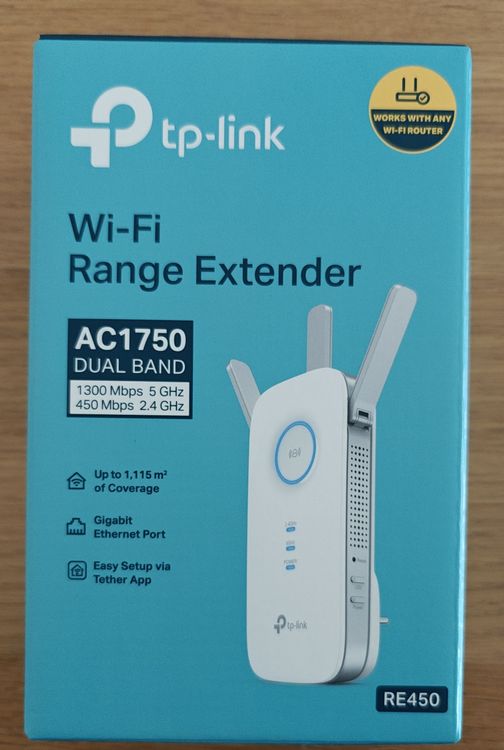 TP-Link AC1750 Wi-Fi Range Extender RE450 | Kaufen auf Ricardo