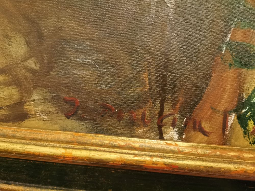 Joseph Edward Duvanel Original Gemälde Öl auf Leinwand (Gebraucht) in ...