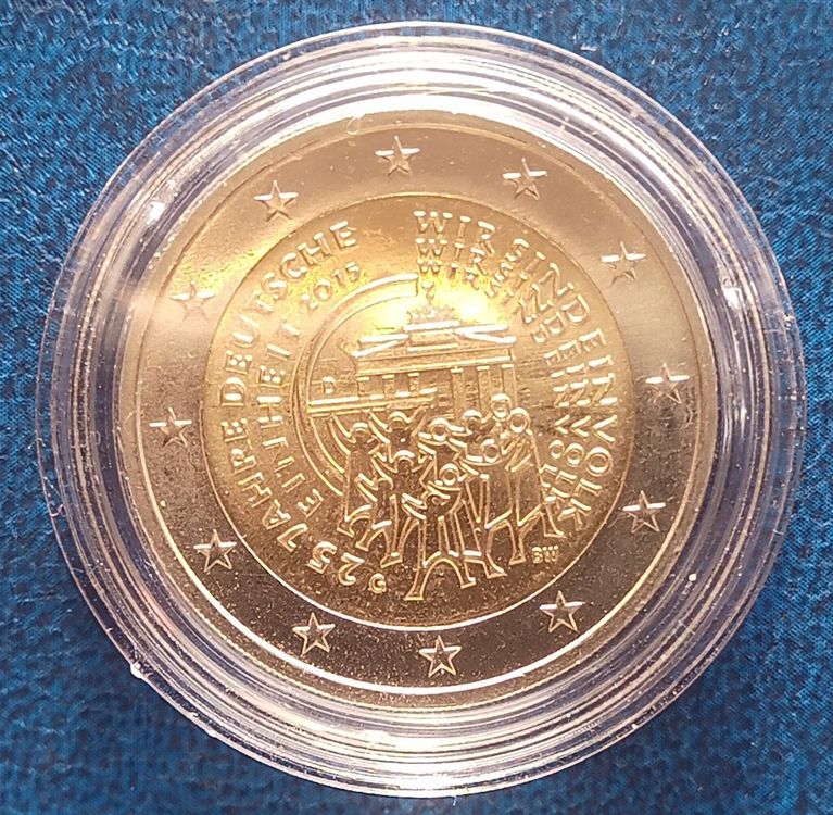 DEUTSCHLAND 2015 - 2 EURO (D) - 25 JAHRE DEUTSCHE EINHEIT (Neu (gemäss ...