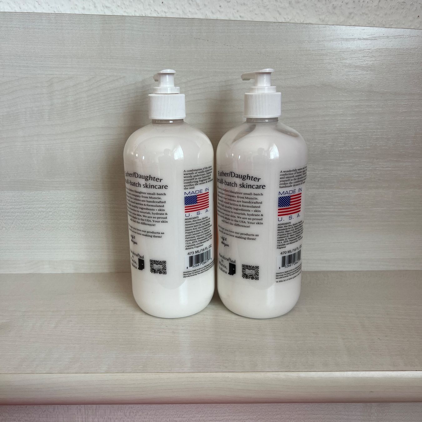 Vanilla Bean + Brown Sugar body lotions, The Lotion Company (Neu und ...