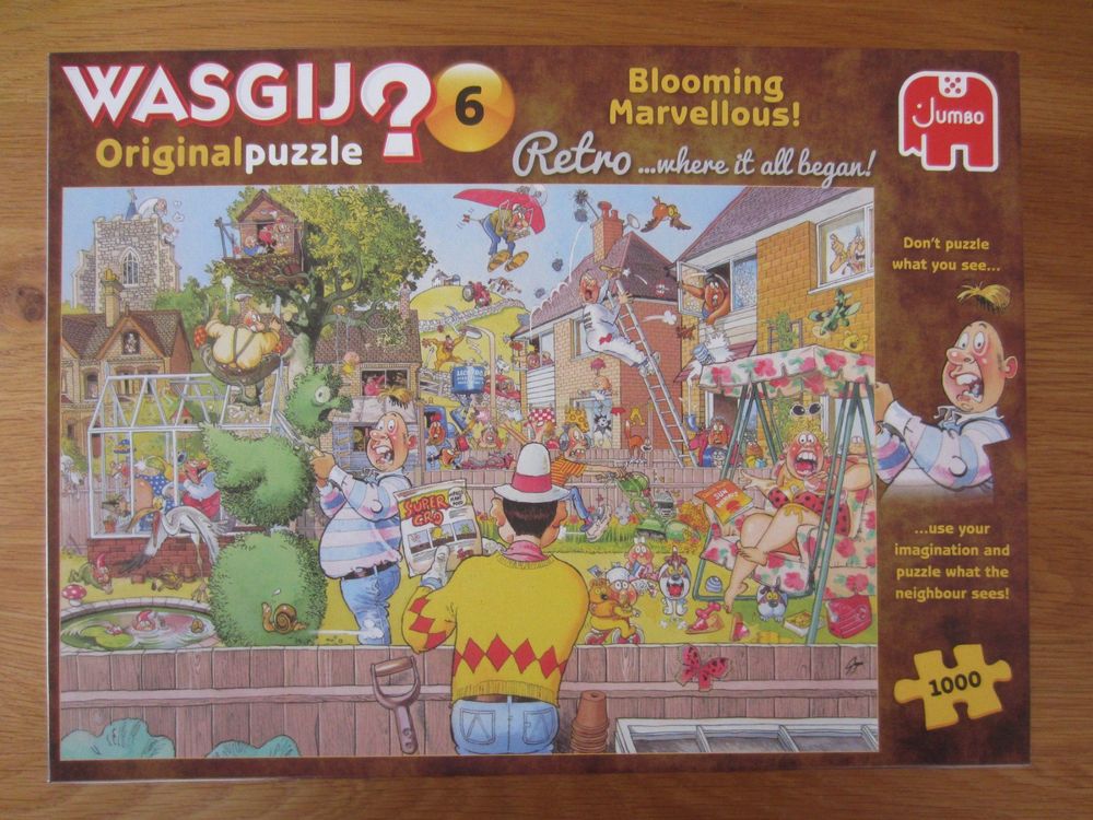 Wasgij Puzzle Nr. 6 - Sujet Gartenfreunde, 1000-teilig (Gebraucht) in ...