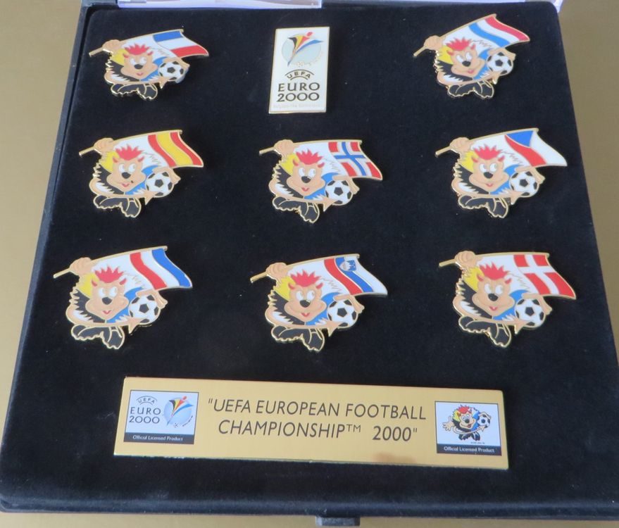 PIN'S PIN UEFA EURO 2000-SET, FUSSBALL FOOTBALL,MASCOTTE (D'occasion) à ...