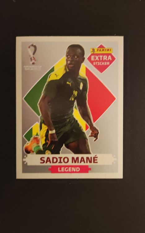 Panini Qatar 2022 | Extra Sticker | Sadio Mané (Silber) | Kaufen auf Ricardo