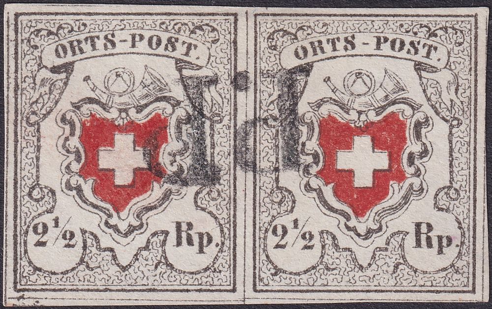 ORTS-POST: T.1+2 im Paar, erstklassige Präsentation +Attest. (Gebraucht ...