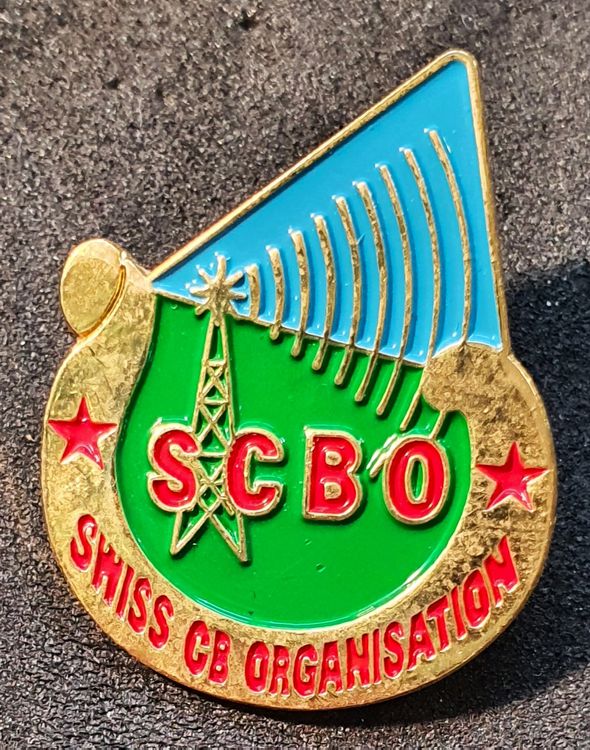 S978 - Pin SCBO Swiss CB Organisation Funk Funker (Gebraucht) in ...