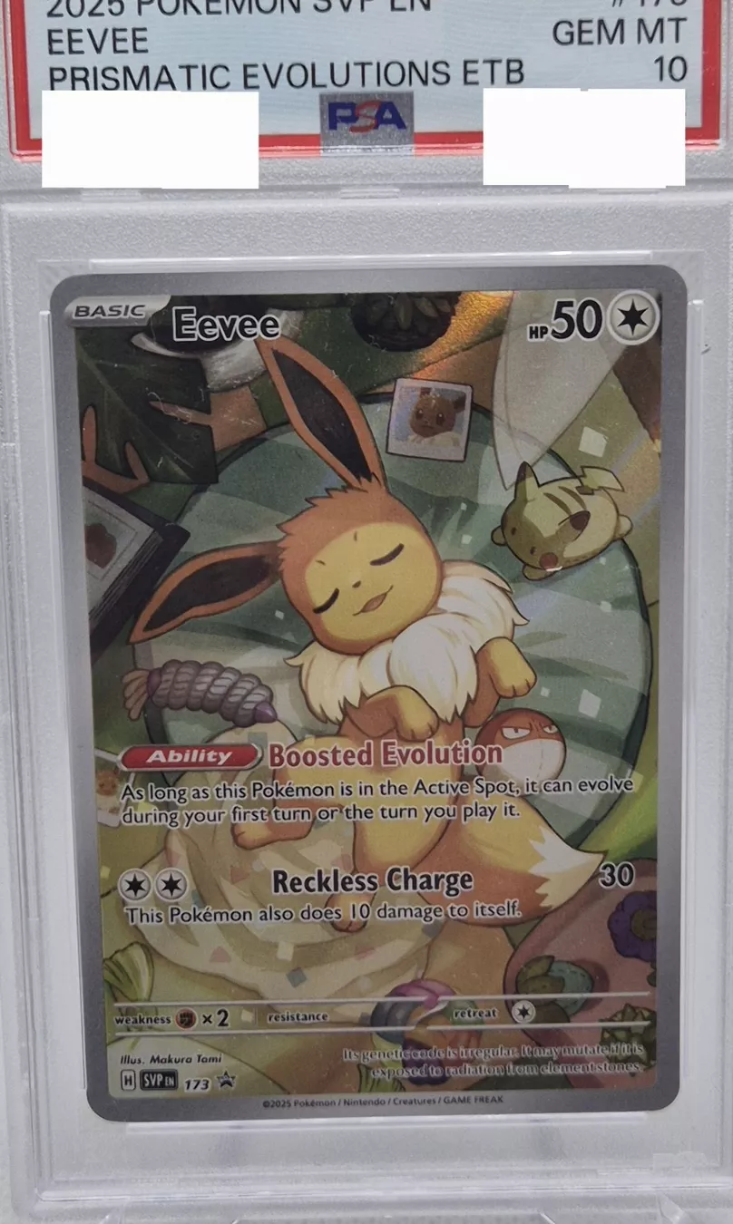 Eevee Sv Prismatic Evolutions Promo Psa 10 Gem Mint Neu Gemäss