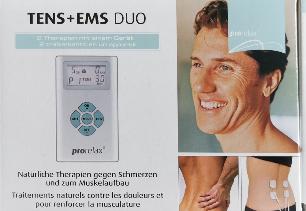 TENS + EMS Duo mit 12 Elektroden | Kaufen auf Ricardo