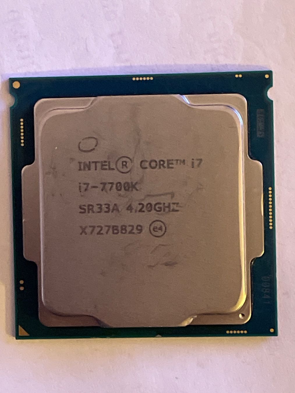 Intel Core i7-7700K CPU - Top Zustand - Sofort Startklar! (Gebraucht ...