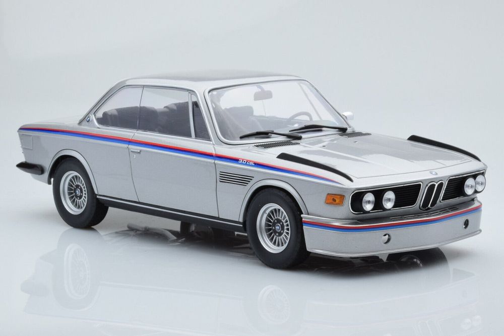 BMW 3.0 CSL 1973 silber MINICHAMPS 1/18 NEU (Neu und originalverpackt ...