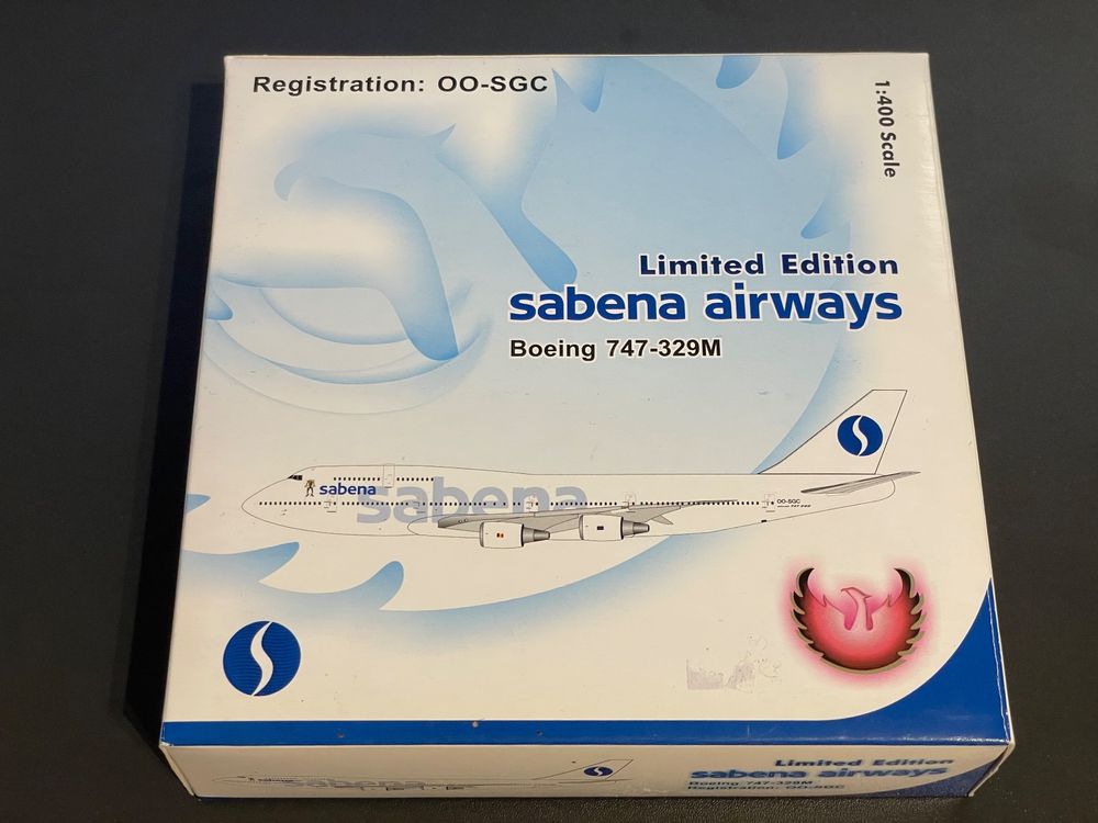 Sabena Boeing 747-300 Phoenix Models 1:400 | Kaufen auf Ricardo