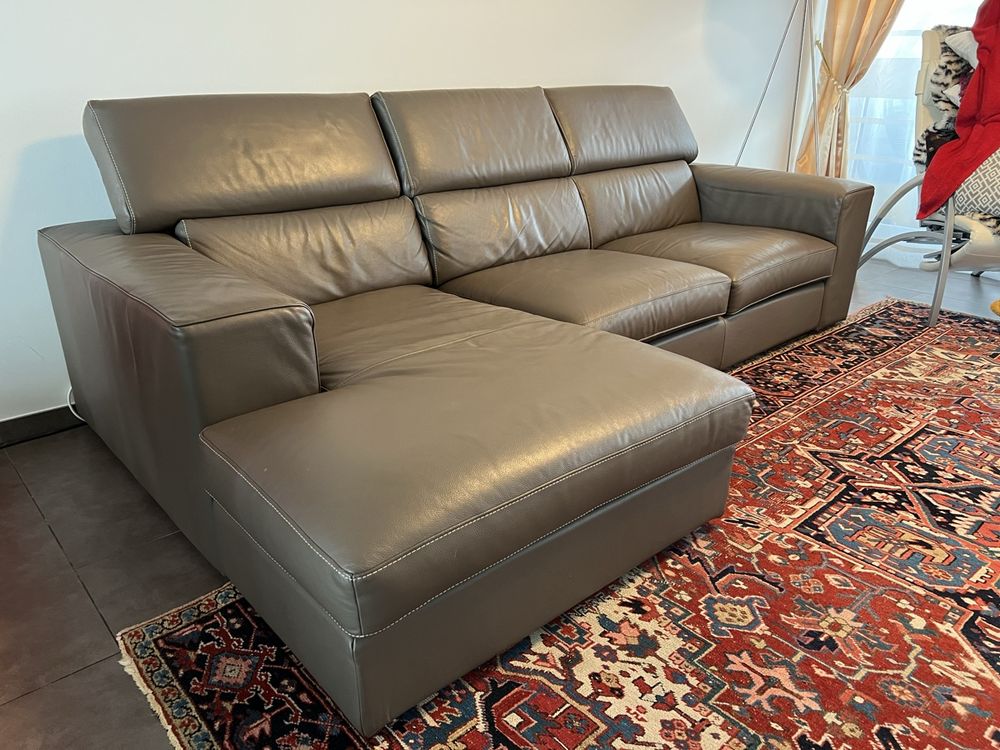 Leder Eckcouch Sofa Lounge neuwertig (Gebraucht) in Lachen SZ für CHF ...