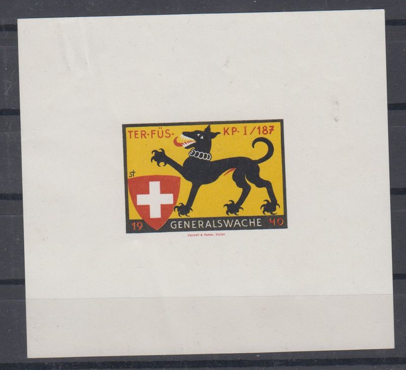 Territorialtruppen 393a/4** Ter.Füs.Kp.1/187 Kat.15.- | Kaufen auf Ricardo