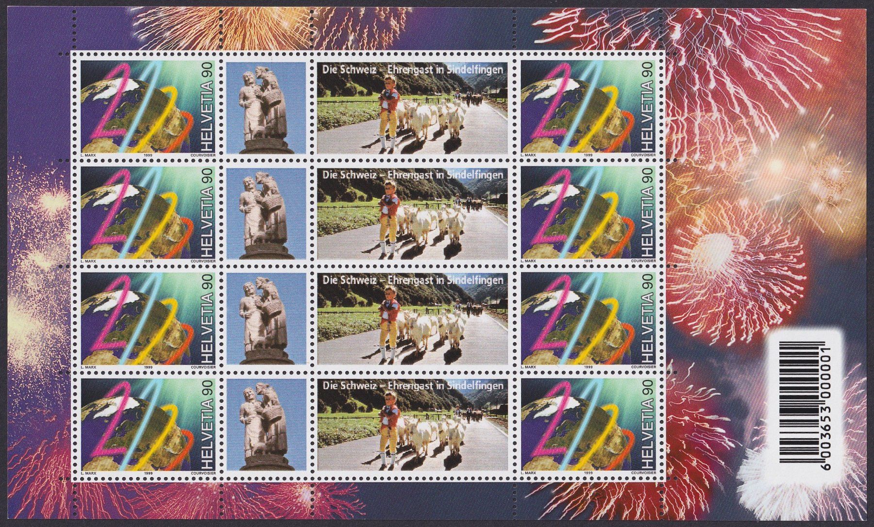 2000, OS80E Millennium-Bogen postfrisch **. Kat: 220.- (Gebraucht) in ...