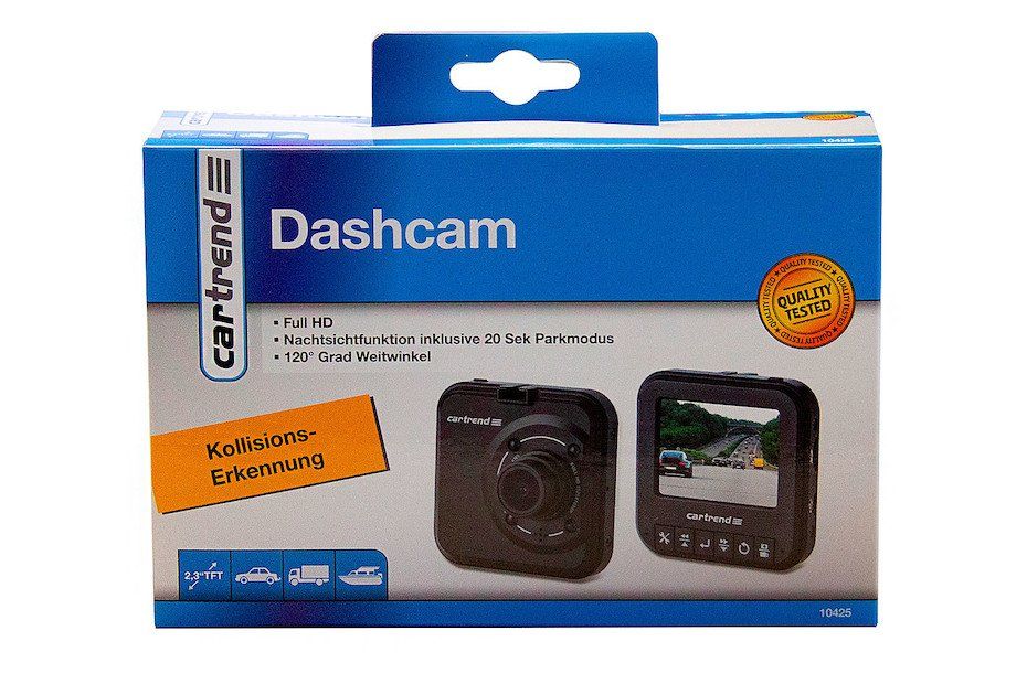 Cartrend Dashcam Full HD - Nachtsichtfunktion inkl. 20 Sek P (Neu und originalverpackt) in ...