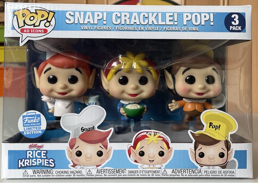 Limitiertes Funko Pop! Figuren-Set: Snap! Crackle! Pop! | Kaufen auf ...