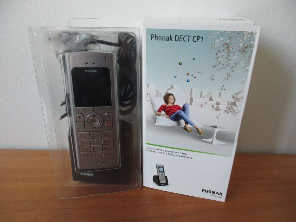 Phonak DECT CP1; defekte Akkuabdeckung; ohne Akku; OVP | Kaufen auf Ricardo
