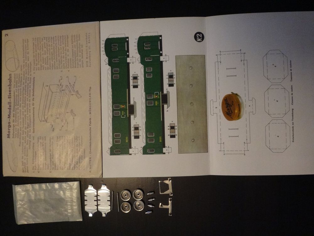 Marga Modell-Eisenbahn, Bastelbogen | Kaufen auf Ricardo