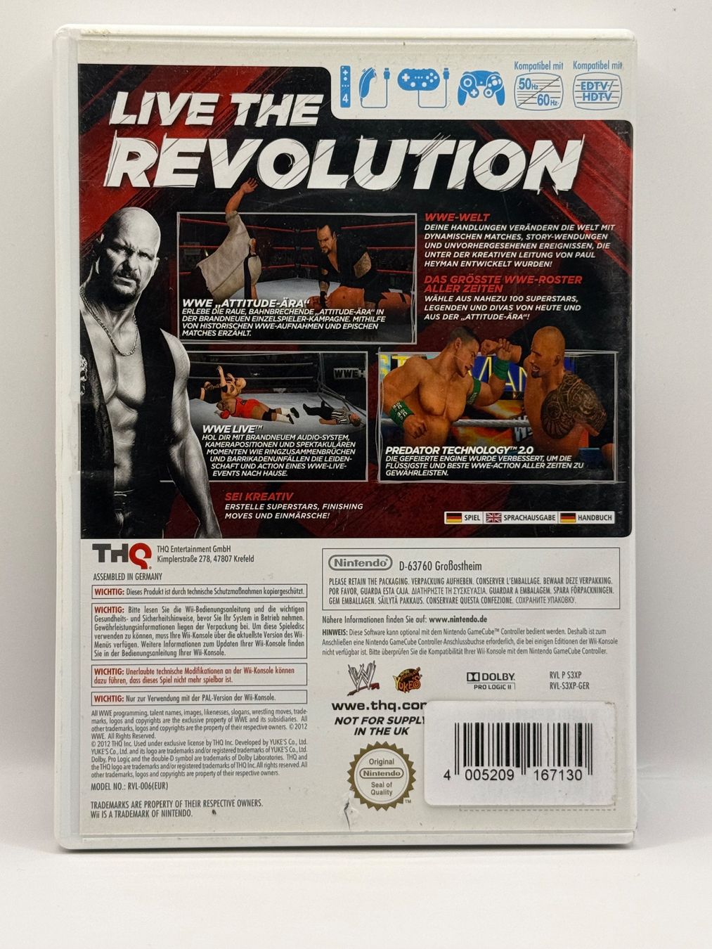 W13 Wrestling - Nintendo Wii - CIB (Gebraucht) in Dietikon für CHF 9.9 ...